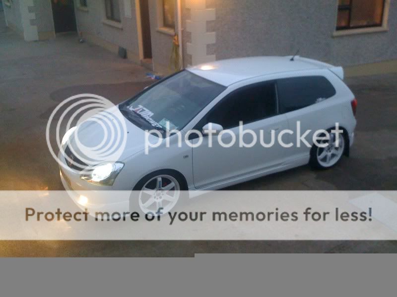 my white Ep4.Finally updated p4 with show pics!! - Honda Civic EP4 ...